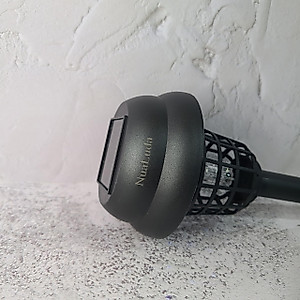 NuaLuda Solar powered lamps, Solar Powered Lamps for Outdoor Use - Illuminate Your Garden with Eco-Friendly Ground Insert Style Lights