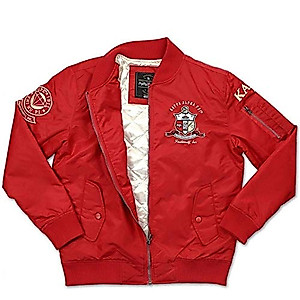 Kappa Alpha Psi M2 Bomber Jacket [4XL] Crimson Red