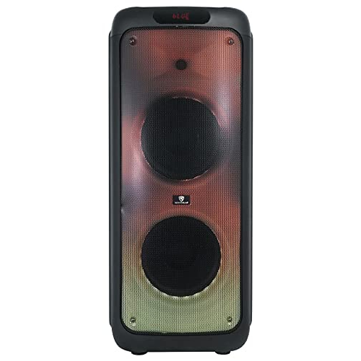 Rockville BASS Party 10 Dual 10" Portable Battery LED Party Bluetooth Speaker