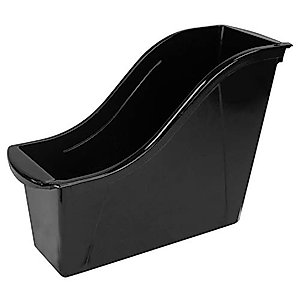 Storex Industries Book Bin, Black