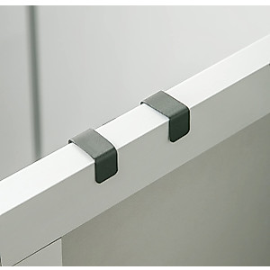 eywlwaar Over The Cabinet Door Single Hooks 5 Pack (Black)