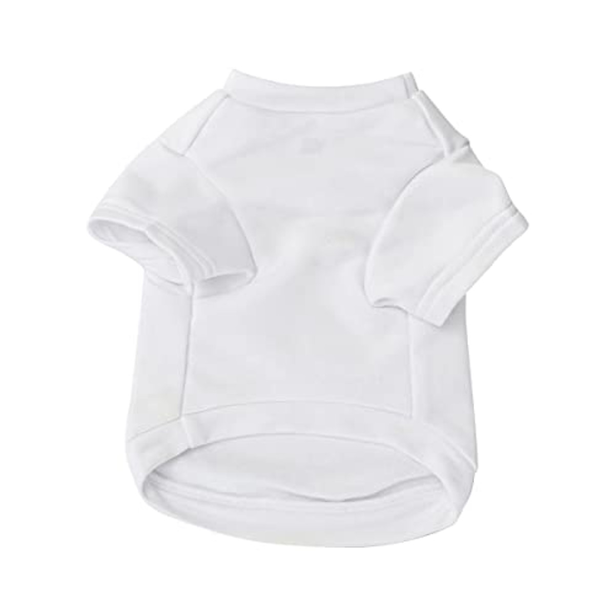 Craft Express Sublimation Blank Pet T-Shirt - Medium, Large, and Extra Large Size Shirts for Pets Ready to be Personalized - Set of 2 (Medium)