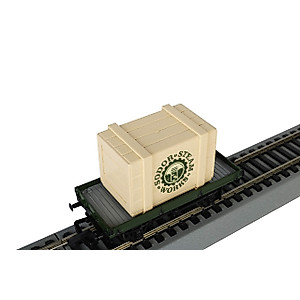 Bachmann Trains - Thomas & Friends™ 1 Plank Wagon with SODOR STEAM Works Crate - HO Scale