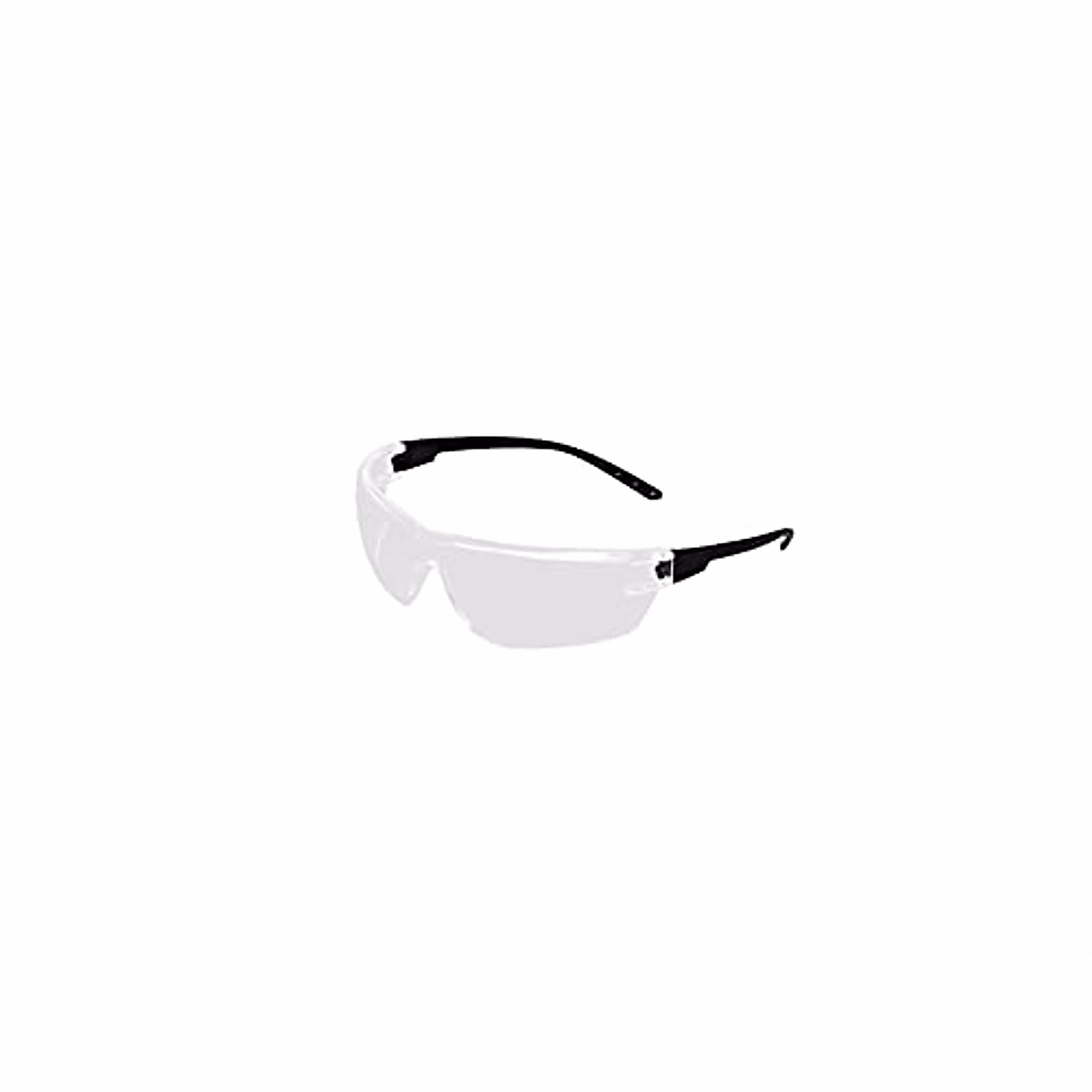 Amazon Basics Safety Glasses (Clear/Black), Anti-Fog, 12-pack (Previously AmazonCommercial brand)