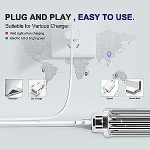 Walonatica High Brightness Rechargeable Flashlight with 5 Modes for Night time Astronomy, Outdoor Camping, Hunting and Hiking.