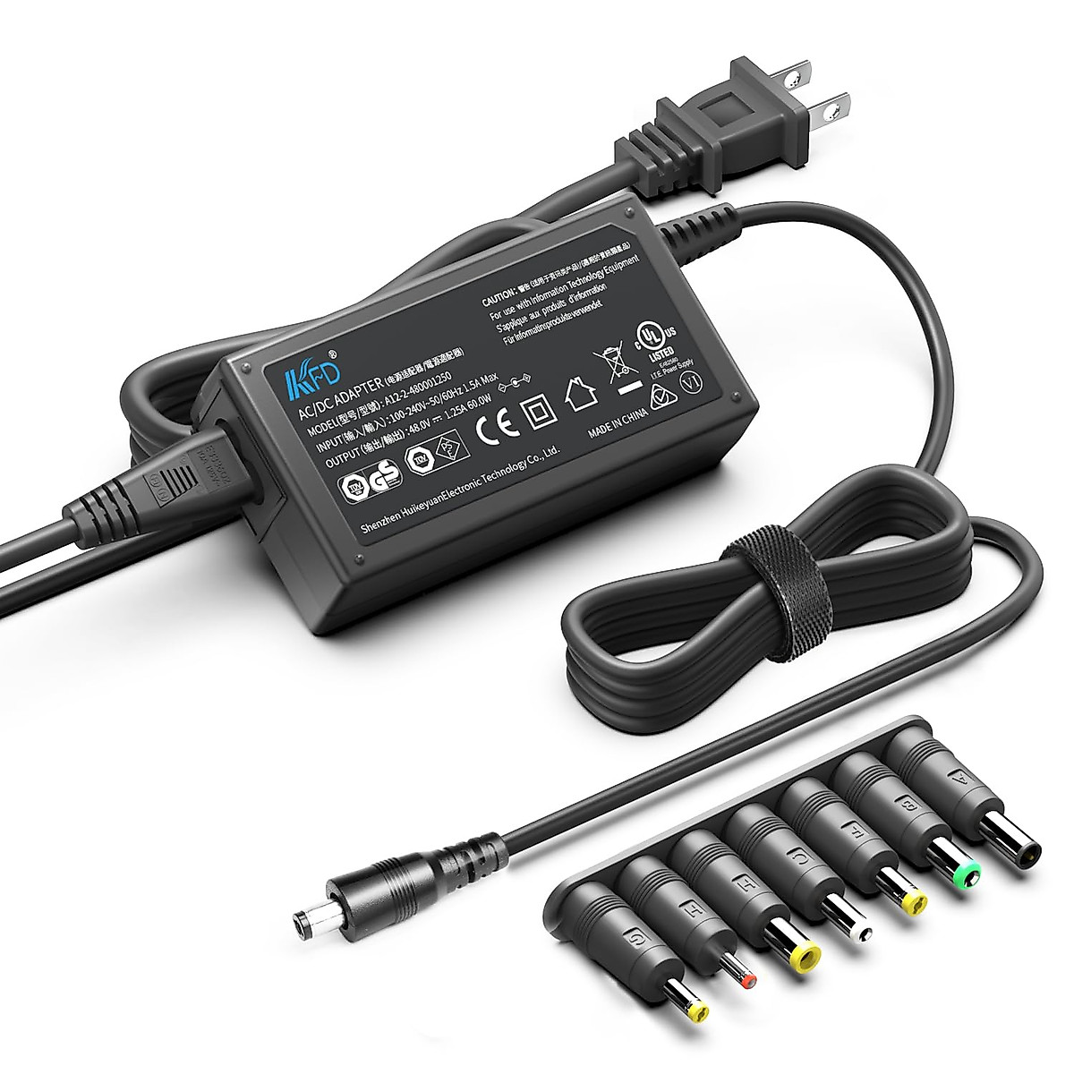 KFD 48V Universal Charger for Netgear ProSafe GS110TP GS108PE GS108PE-100NAS GS108PEv3 GS108PE-300NAS TP-Link TL-SG108 PoE Switch Injectors POE-8-48v60w GPOE-4A-48v48w PS-48v60w POE-8 Power Supply