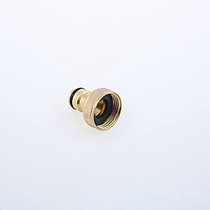 MYCENSE Brass Hose Connector,Connect and Disconnect,High Pressure Washer Adapter for Pressure Washer Garden and Watering Accessory