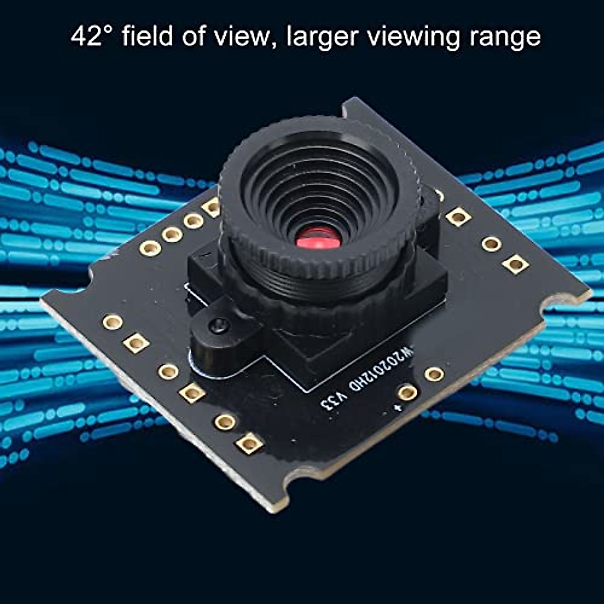 USB2.0 Webcam Module, MJPEG Format Multifunctional 1MP 3.0mm Camera Module QR Code Scanning Photosensitive Chip Manual Focusing with USB Cable for Computer