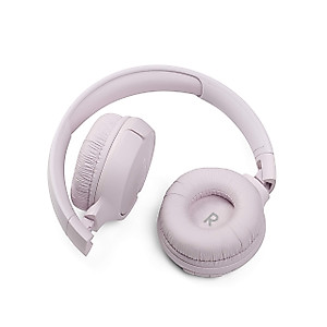 JBL Tune 510BT: Wireless On-Ear Headphones with Purebass Sound - Rose (Renewed)