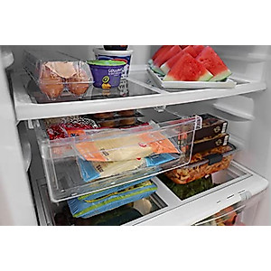 Winia 18 cu. Ft. Top Freezer Refrigerator with Icemaker - Stainless Steel