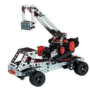 Meccano Erector Super Construction 25-in-1 Motorized Building Set, Steam Education Toy, 638 Parts, for Ages 10+