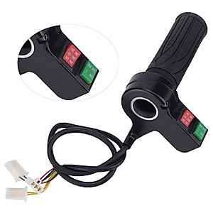 Cerlingwee Throttle Cable,Electric Throttle,General Scooter Throttle, Third Gear Acceleration for Electric Bicycle Throttle Adjustment