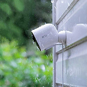 Arlo Ultra - 4K UHD Wire-Free Security 3 Camera System | Indoor/Outdoor with Color Night Vision, 180° View, 2-Way Audio, Spotlight, Siren | Compatible with Alexa and Homekit | (VMS534) (Renewed)