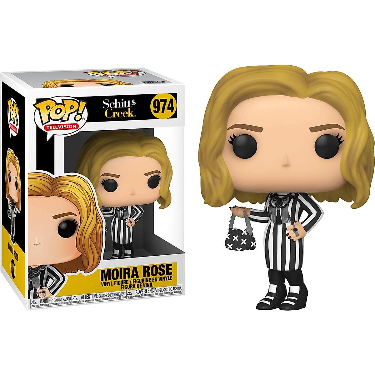 POP Schitt's Creek - Moira Rose Funko Pop! Vinyl Figure (Bundled with Compatible Pop Box Protector Case), Multicolor, 3.75 inches