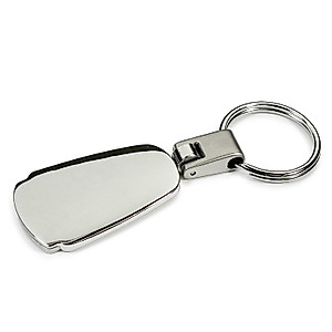 Au-TOMOTIVE GOLD, INC. Officially Licensed Silver Teardrop Key Fob for Honda