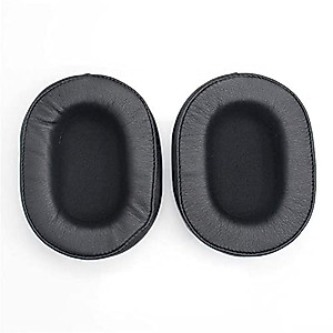 Replacement Ear Cusions Earpads Compatible with Audio-Technica ATH-SR5 SR5BT On-Ear Headphones (ATH-SR5 Black)