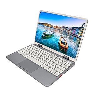Airshi Laptop, Notebook 2 in 1 FHD Display 100-240V Touch Screen 360 Rotating 8+1TB Memory for Home (8+1TB US Plug)