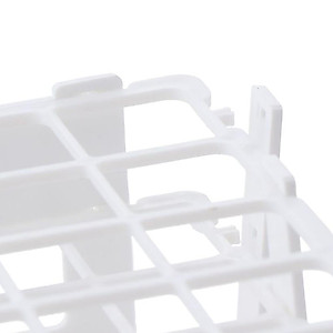 HOBBYIN Plastic Test Tube Rack for 30mm Tube, 21 Well, White,Detachable (21 Hole) Tube Box
