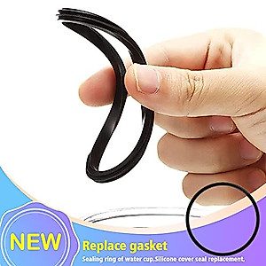 pulunto 4Pcs Replacement Gasket for Contigo Snapseal Byron Travel Mug 16oz & 20oz, Silicone Lid Seal Leak-Proof for Contigo Coffee Travel Tumbler