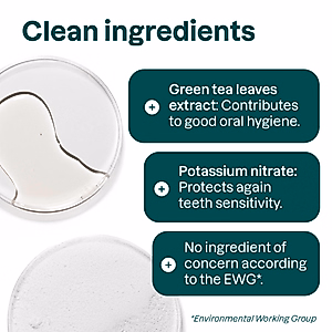 ATTITUDE Fluoride-Free Toothpaste, Plant- and Mineral-Based Ingredients, Vegan, Cruelty-Free and Sugar-Free, Sensitive, Spearmint, 4.2 Oz