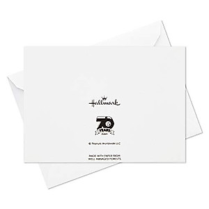 Hallmark Peanuts Blank Cards Assortment, 70th Anniversary (40 Note Cards with Envelopes)