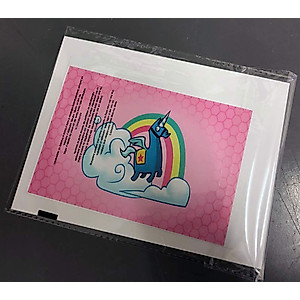 Rainbow Unicorn Pink Background Design Xbox One Controller Vinyl Decal Sticker Skin by egeek amz [video game]