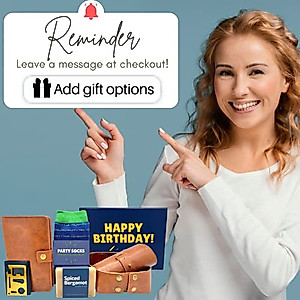 Birthday Gifts for Men - Happy Birthday Box, Mens Gift Basket Set, Unique Ideas, Gifts for Him - Presents for Boyfriend, Dad, Husband, Man, Brother, Son, Male, Friend, Guy Coworker