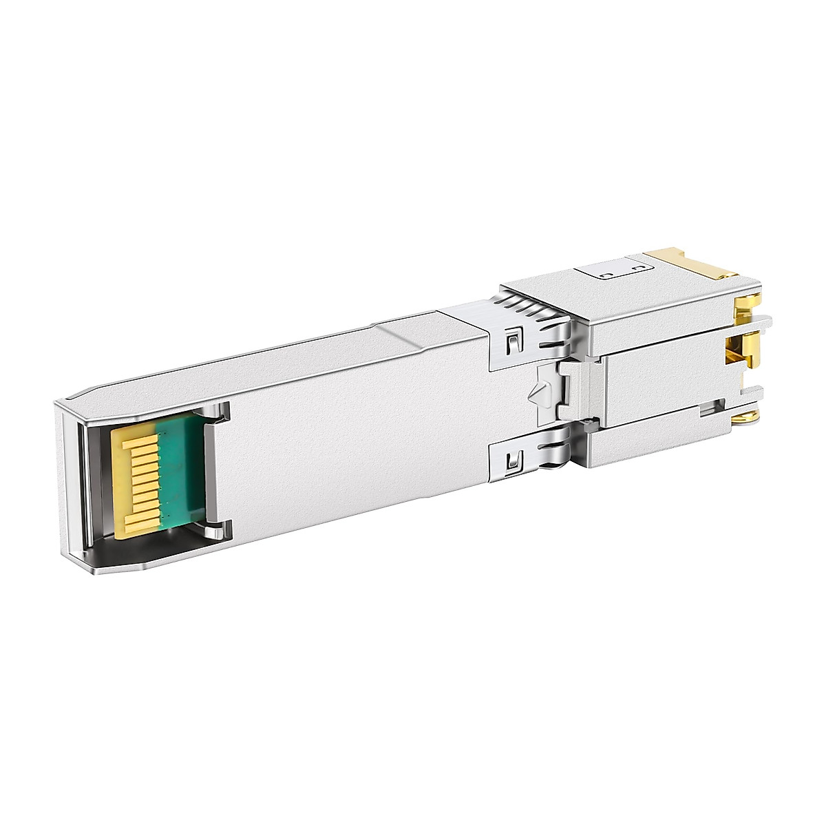 6COM 10GBase-T SFP+ Transceiver, 10G SFP+ to RJ45 Copper Module, CAT.6a/7, up to 30 Meters, compatible for Cisco SFP-10G-T-S, Ubiquiti uacc-cm-rj45-mg, D-Link, Supermicro, MikroTik S+RJ10 and More