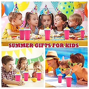 Slushy Cup Slushie Cup Slushy Maker Cup Frozen Magic Slushy Maker Squeeze Cup Tiktok Slushie Cups,Slush Maker Cup Homemade DIY Slushie Maker Cup Quick Slushee Cup Cool Cup Milk Shake,Smoothies (pink)