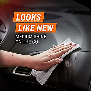 Extreme Shield Protectant Wipes by Armor All, Interior Car Cleaning Wipes with UV Protection Against Cracking and Fading, 25 Count