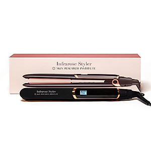 Skin Research Institute Infrarose Styler, Hair Iron, 1 Count, Tourmaline, Hair Styling, Shine Enhancing, Curling