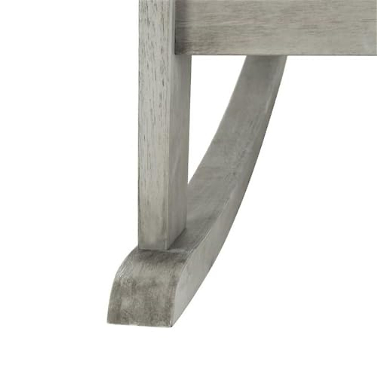 SAFAVIEH PAT7042A Outdoor Collection Brizio Teak Rocking Adirondack Chair