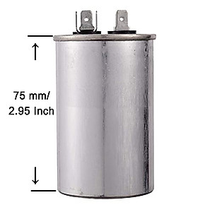 BOJACK 25 uf 370V 450V AC CBB65 Motor and Fan Starting Round Capacitor 25 MFD 10000AFC