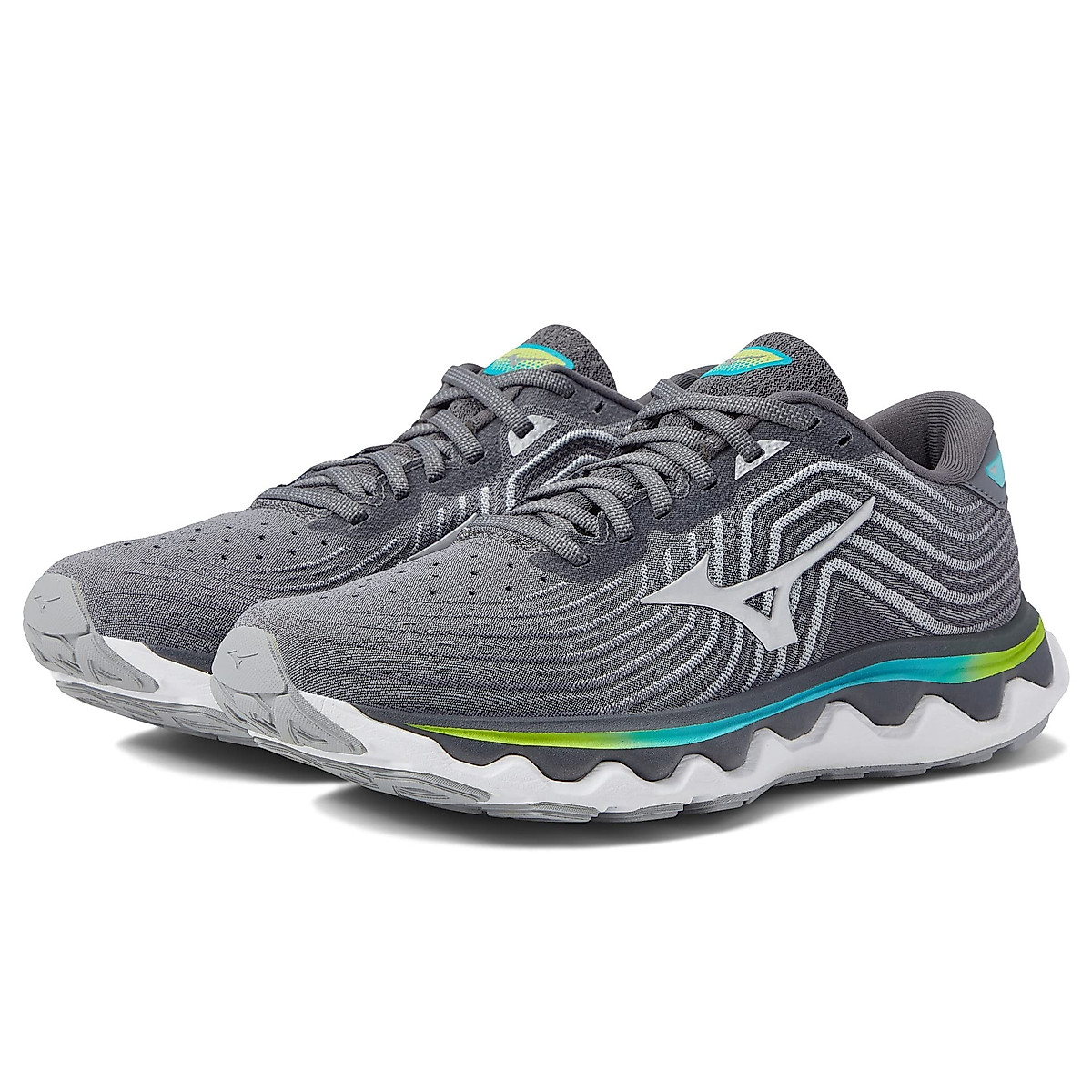 Mizuno womens Wave Horizon 6 Running Shoe, Ultimate Grey-silver, 8 US