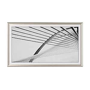 Frame My TV Deco TV Frames Alloy Prismatic - German Silver Bezel Compatible ONLY with Samsung The Frame TV (65", Fits 2021-2025 Frame TV)
