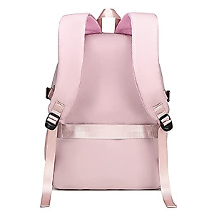 Teecho Stylish School Backpack For Men and Women Roomy Girl Book Bag Cute Shoolbag Purple