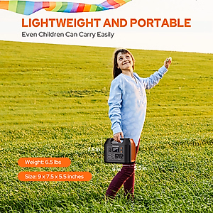 EnginStar Portable Power Station 300W 296Wh Battery Bank with 110V Pure Sine Wave AC Outlet for Outdoors Camping Hunting and Emergency, 80000mAh Backup Battery Power Supply for CPAP