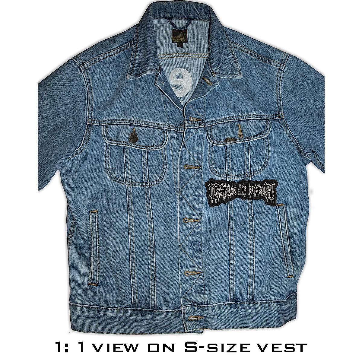 Cradle of Filth Small Patch 15cm x 6cm / 5,9" x 2,36" (Iron-On)