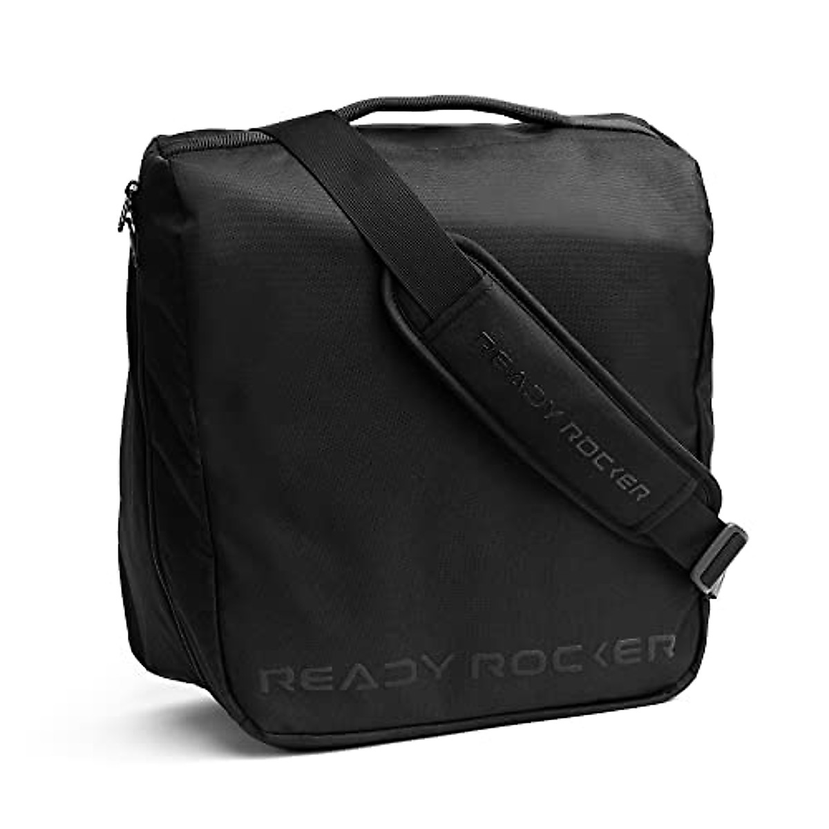 Ready Rocker Travel Bag for The Portable Baby Rocking Chair - Comfort Shoulder Strap, Extra Zipper Storage Compartment, Travel Essential for Moms and Dads, Premium Black Polyester