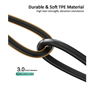 LecLooc Replacement Cable Cord Compatible with SteelSeries GamDAC, Sound Card, ChatMix of Arctis 3, Arctis 5, Arctis 7, Arctis Pro Gaming Headset 4.9FT