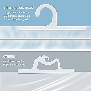 24 Pack Hanging Storage Bags, Large Hook 10 x 12.5-inch Clear Plastic Bags for Classroom, Library, and Pharmacy Use