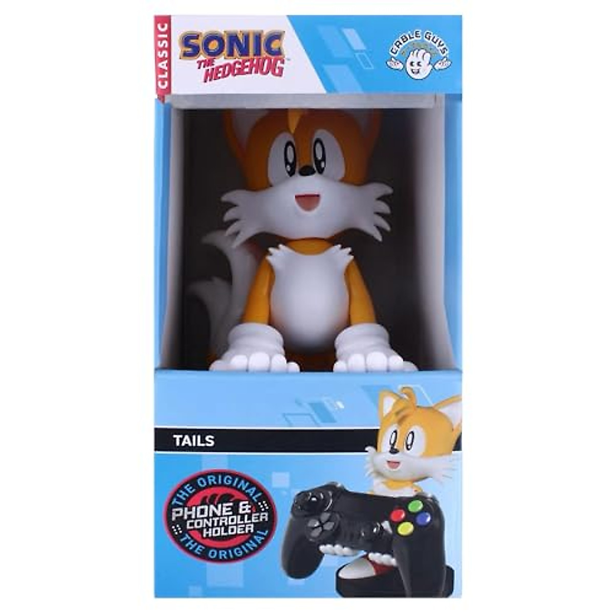 Exquisite Gaming Cable Guy - Tails from Sonic The Hedgehog - Charging Controller and Device Holder - Toy - Xbox 360