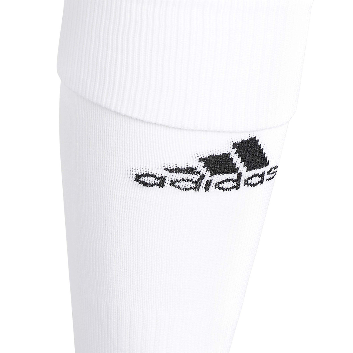 adidas Copa Zone Cushion 4 Soccer Socks (1-Pair) for Men, Women, Boys and Girls, White/White, Medium