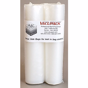 Vacuum Sealer Bags Sous Vide 8"x20' Roll 2 Pack