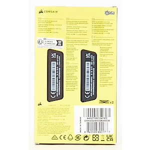 CORSAIR VENGEANCE DDR5 RAM 32GB (2x16GB) 6000MHz CL36 Intel XMP iCUE Compatible Computer Memory - Black (CMK32GX5M2D6000C36)