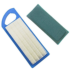 Cyleto 5pcs Air Filter with Pre Filter for John Deere M149171 Craftsman 33425 Briggs & Stratton 4211 4214 5077h 5077K 697153 698083 795115 653202 695547 697014 697634