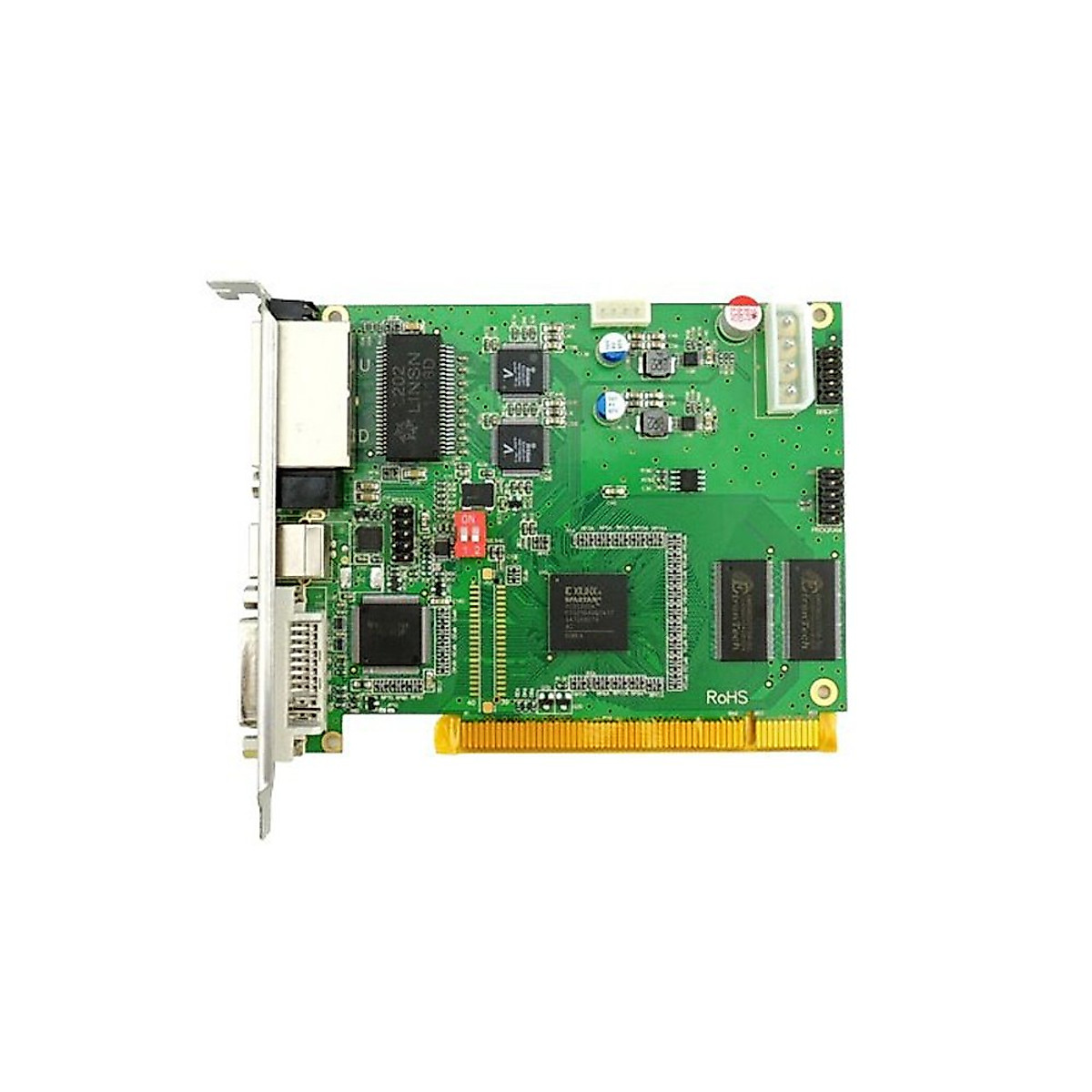 Quanmin TS802D Linsn Sending Card 2048x640 1600x800 1280x1024 Full Clolor LED Display Screen Sign Panel Synchronous Control System