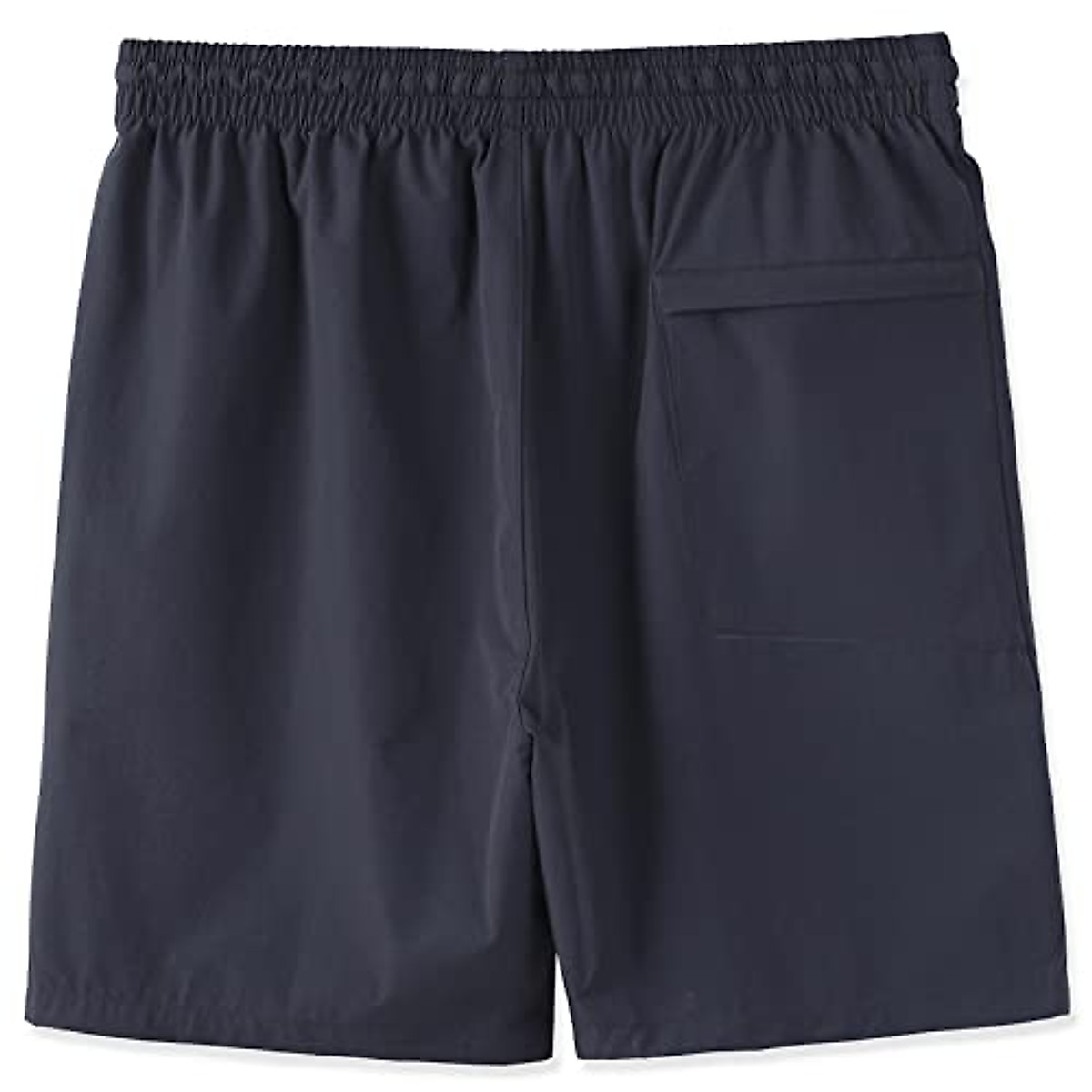 HETHCODE Men's Athletic Quick Dry Slim Fit 4 Way Stretch Zip Pockets Gym Hiking Active Shorts Blue Charcoal XXL