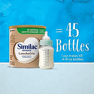 Similac Lamehadrin Badatz-certified Advance Infant Formula with Iron, Certified Kosher Baby Formula Powder, 24.7 ounce (Single Can)