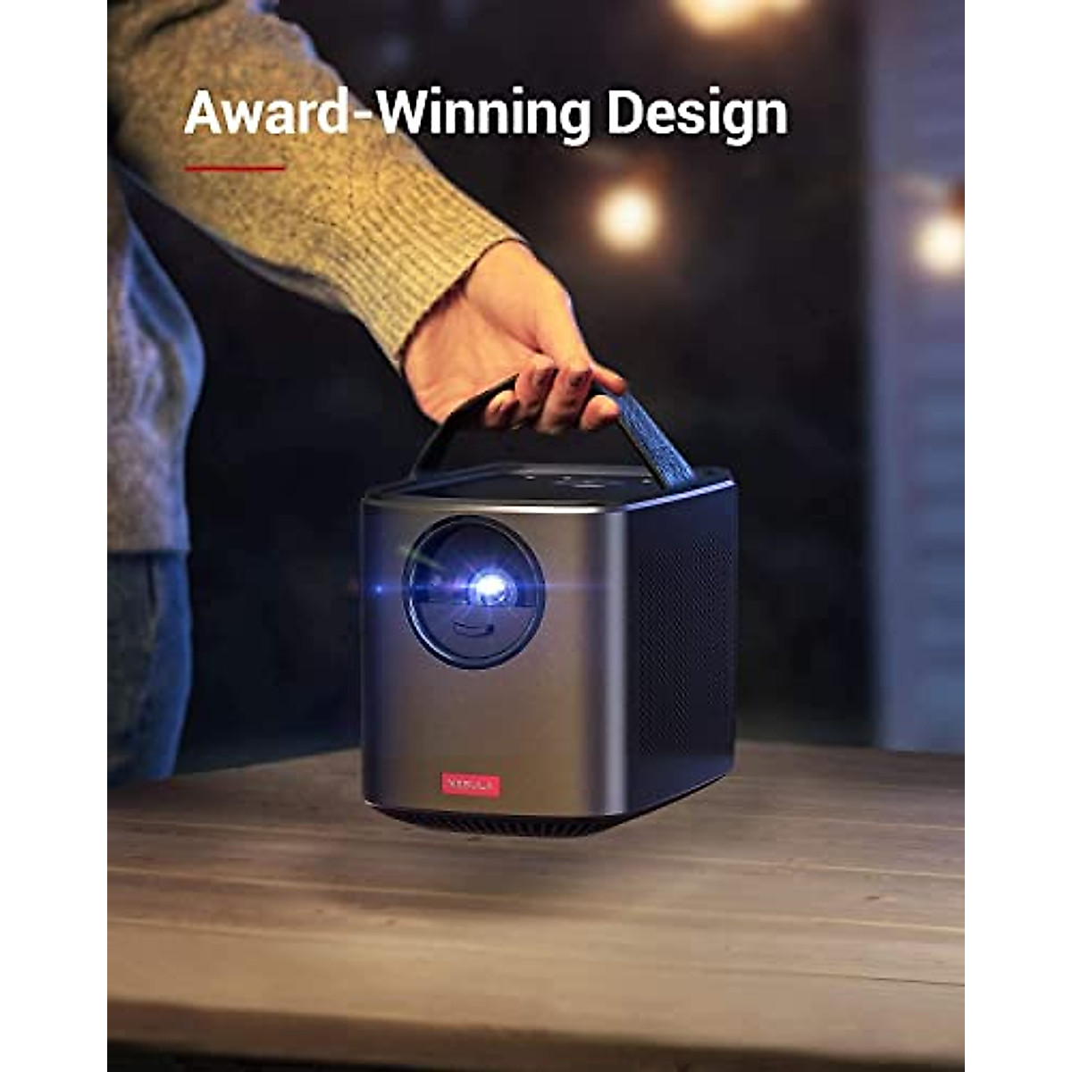 Nebula by Anker Mars II Pro 500 ANSI Lumen Portable Projector with Anker Nebula Mars Official Carry Case
